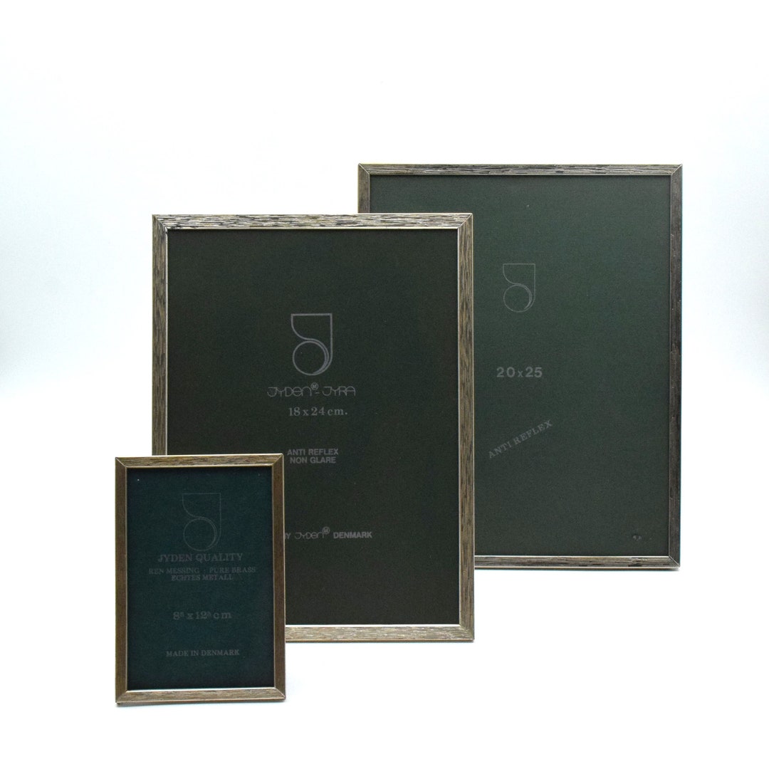 Multichoice Jyden Denmark Silver Brass Frame | Vintage Silver Brass ...