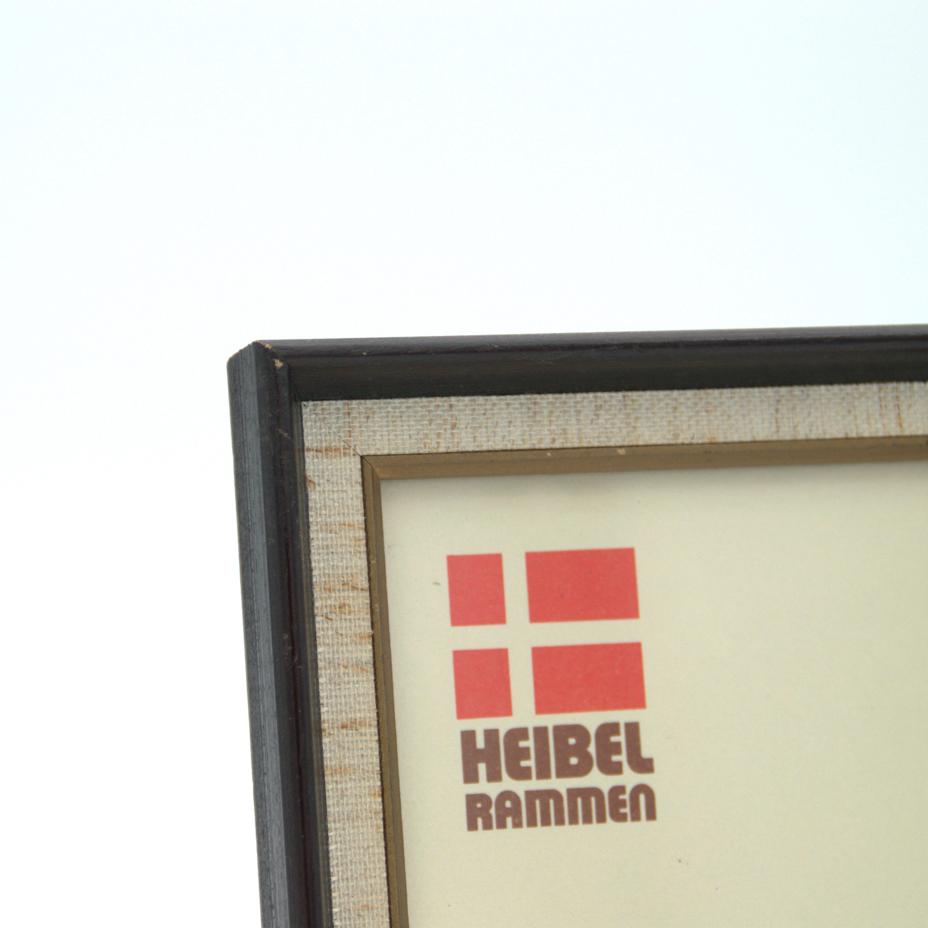 Heibel Denmark Frame | Vintage Wood and Linen Frame | Natural Looking ...