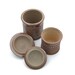 Set of 2 Ceramic Containers With Lid | Carved Ceramic Storage ...