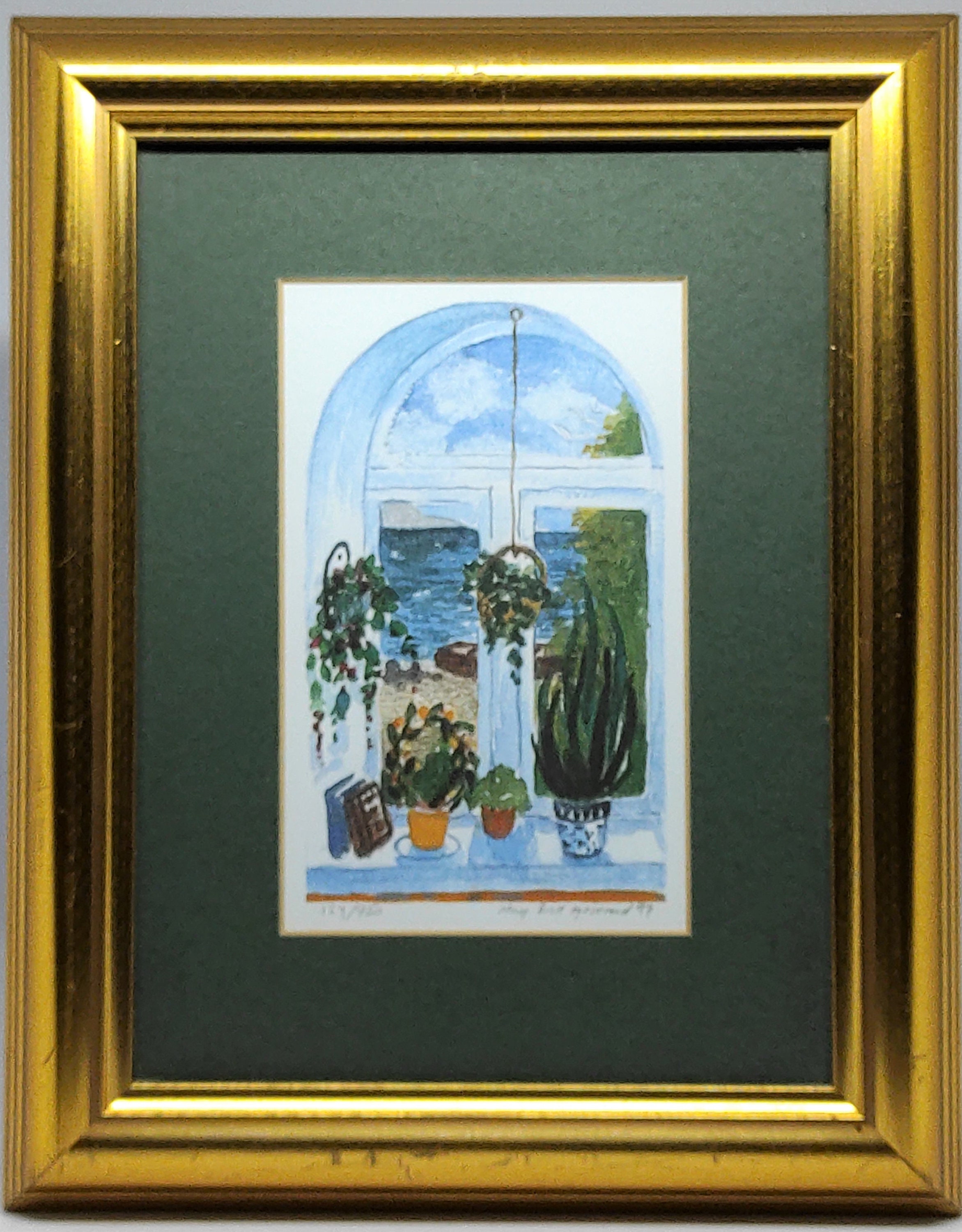 Litograph by May Britt Kjeserud Vintage Lito Artist Signed Famous ...