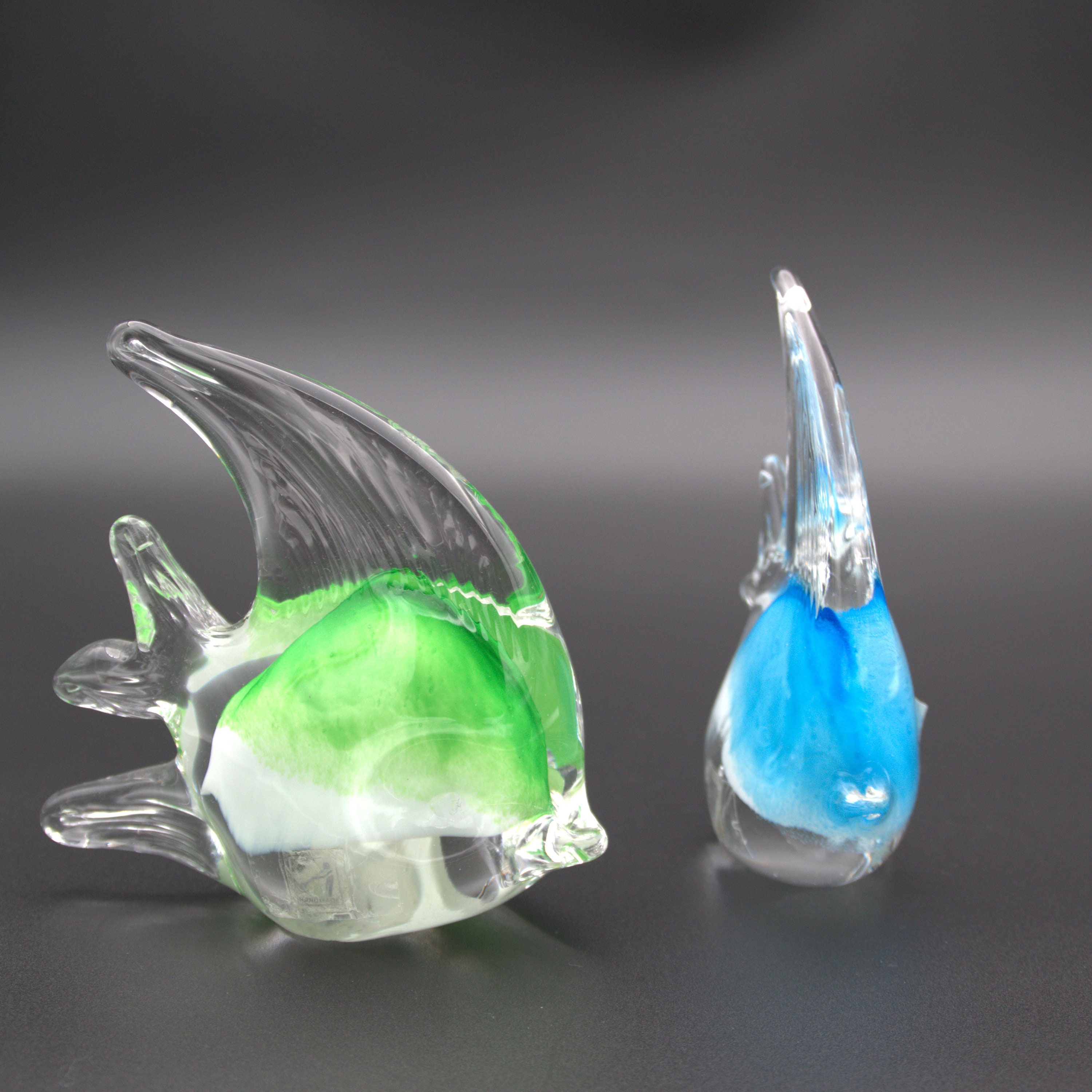 Vintage LEONARDO Art Glass | Puffer Fish Art Glass | Clear Glass ...