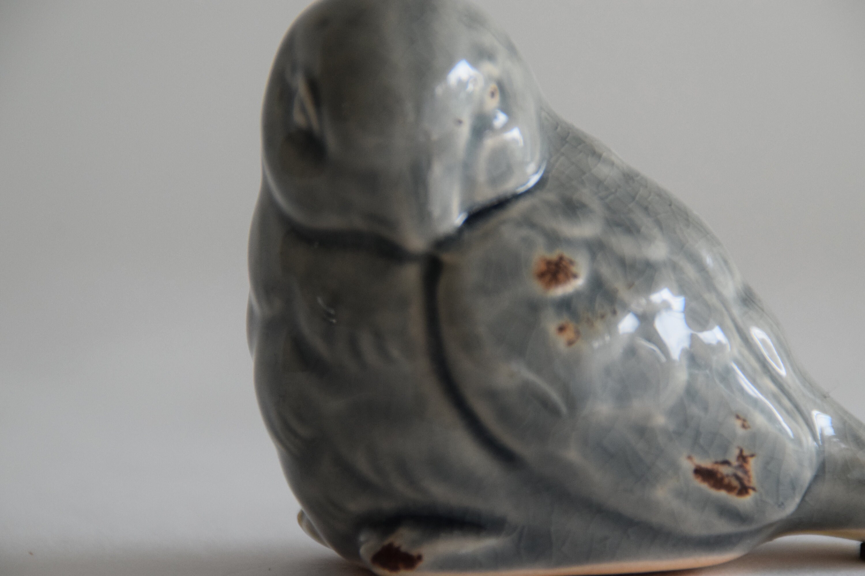 Vintage Ceramic Blue Bird Figurine Little Ceramic Bird - Etsy