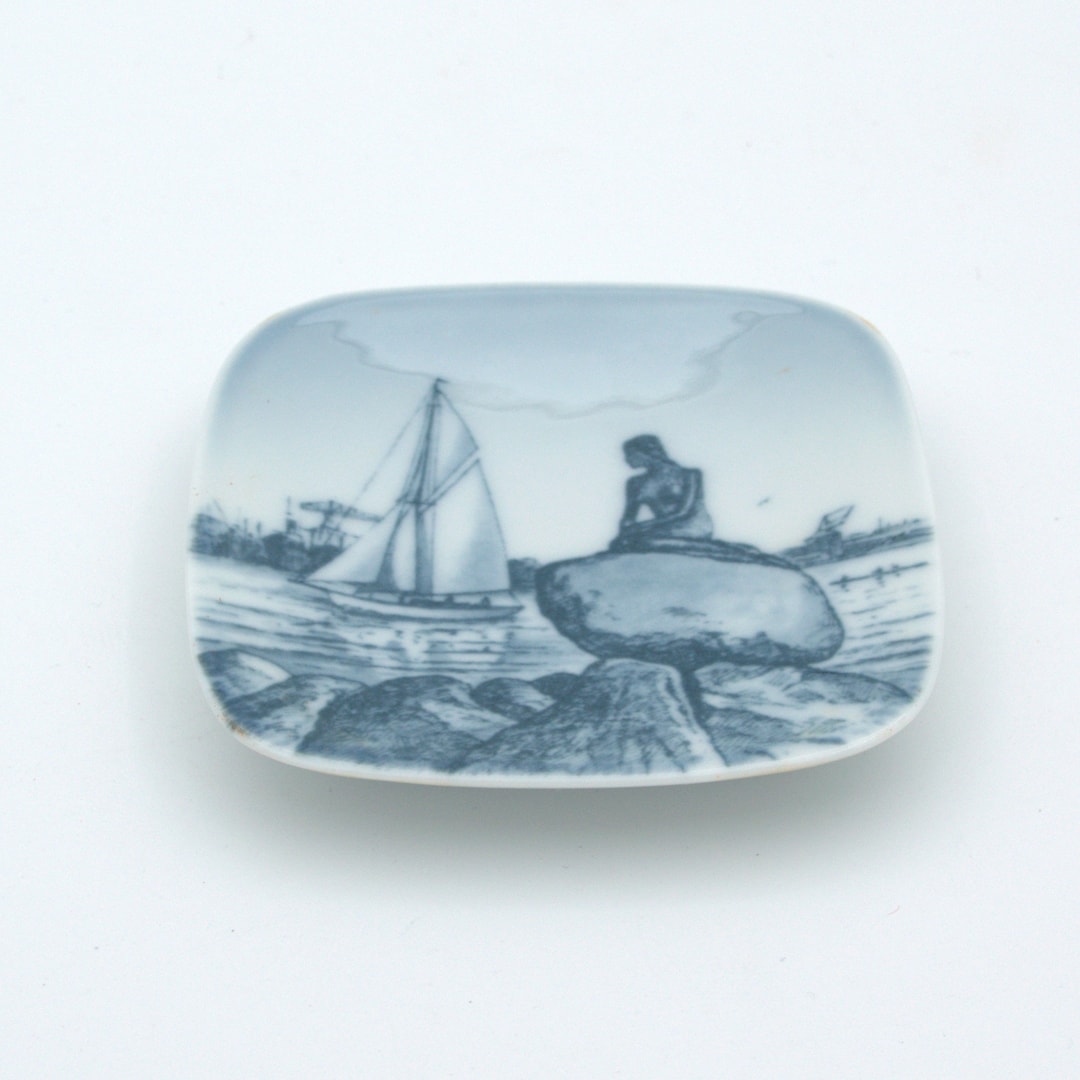 Bing & Grondahl Little Mermaid | Jewelry Dish | Little Hangable Plate ...
