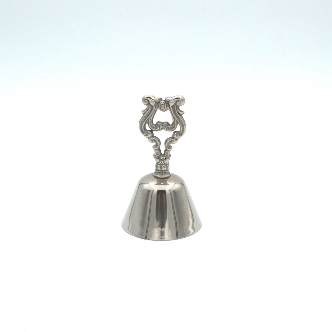 Antique Silver Plate Ornate Bell Silver Plate Table Bell Silver Plate ...