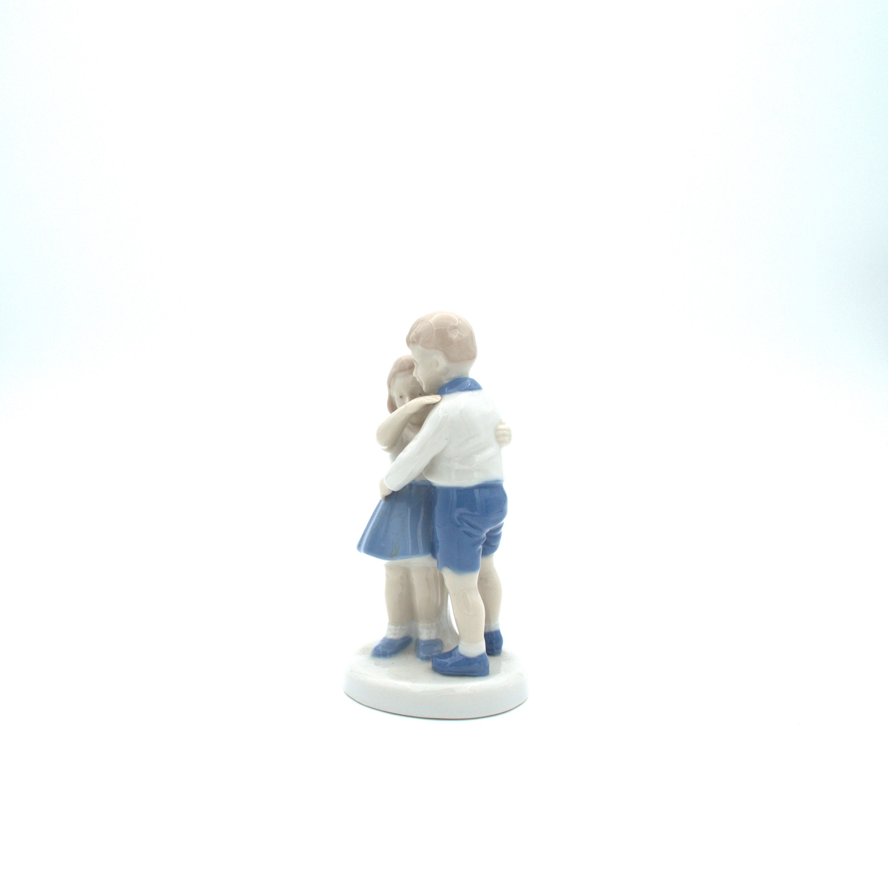 Very Rare Porcelain Boy and Girl by 2 Swords 1859 Hand Painted Under ...