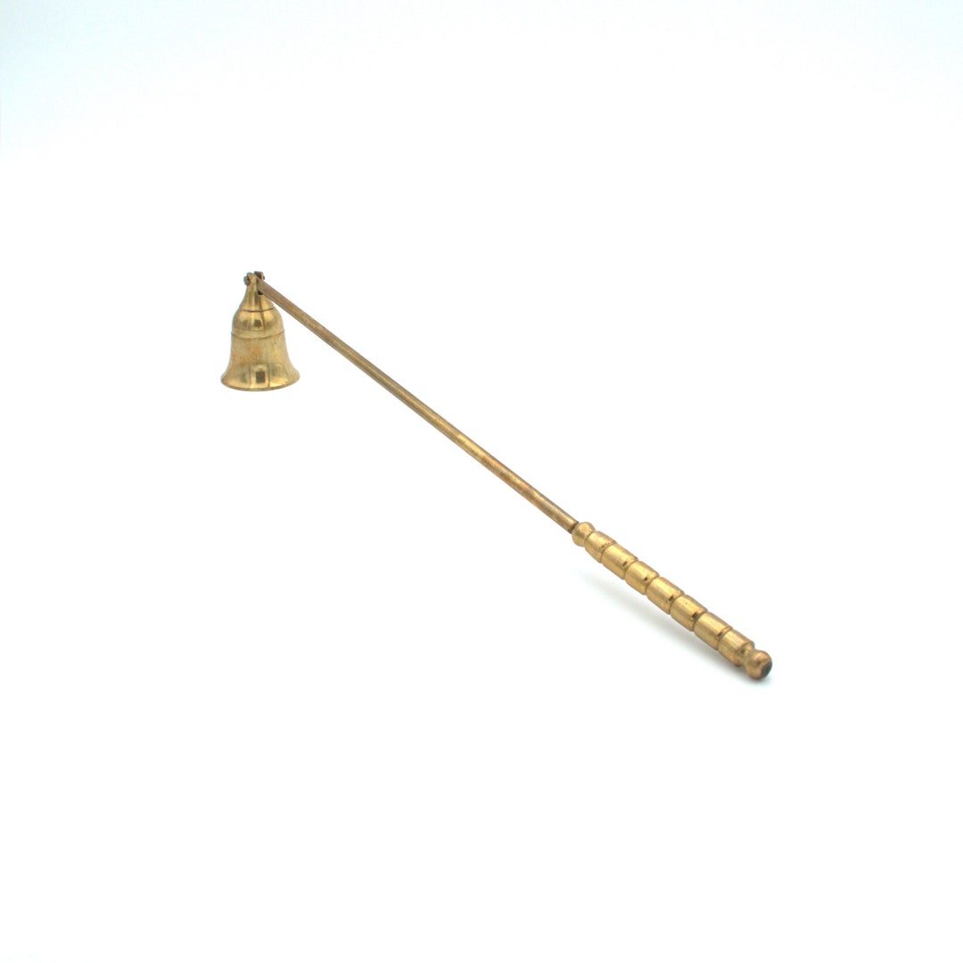 Rare Long Brass Candle Snuffer Vintage Brass Snuffer Solid Brass Pure ...