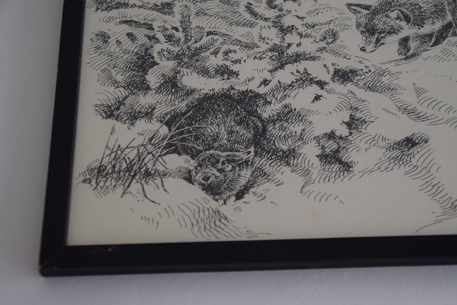1978 Leif Ragn Jensen Litograph of a Hunting Scene | Danish Illustrator ...