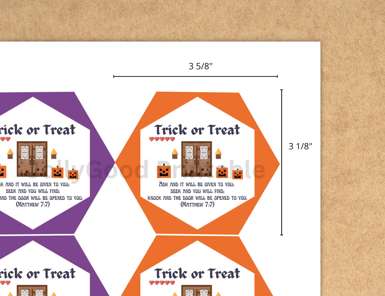 Halloween Gift Tag With Bible Verse for Treat Bags - Etsy