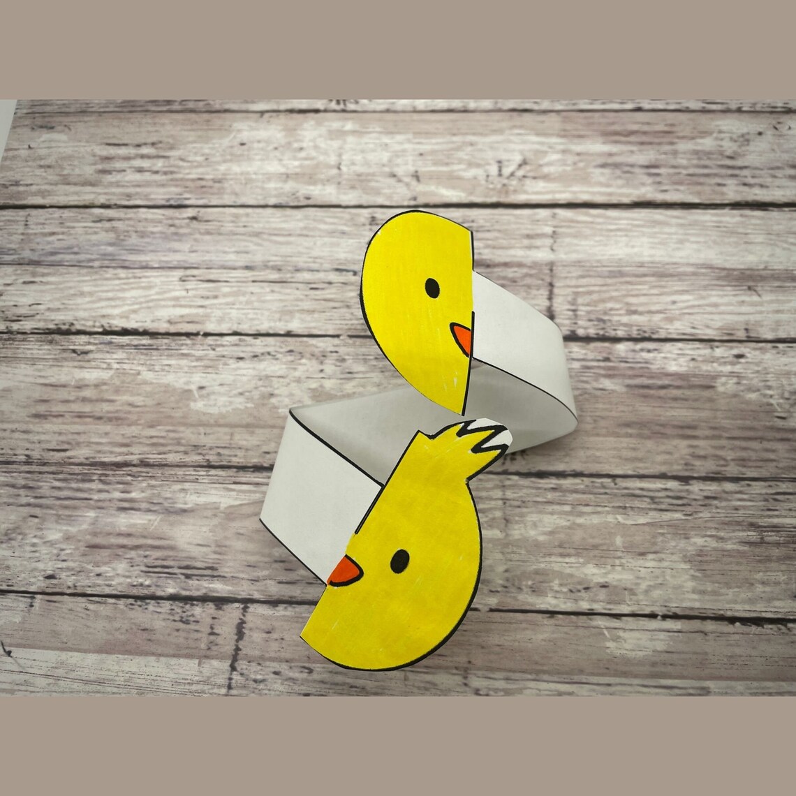 Printable Kids Craft, Paper Bracelet, Coloring Page Activity, INSTANT ...