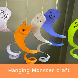 Halloween Kids Activity Bundle, Printable Craft Template - Etsy