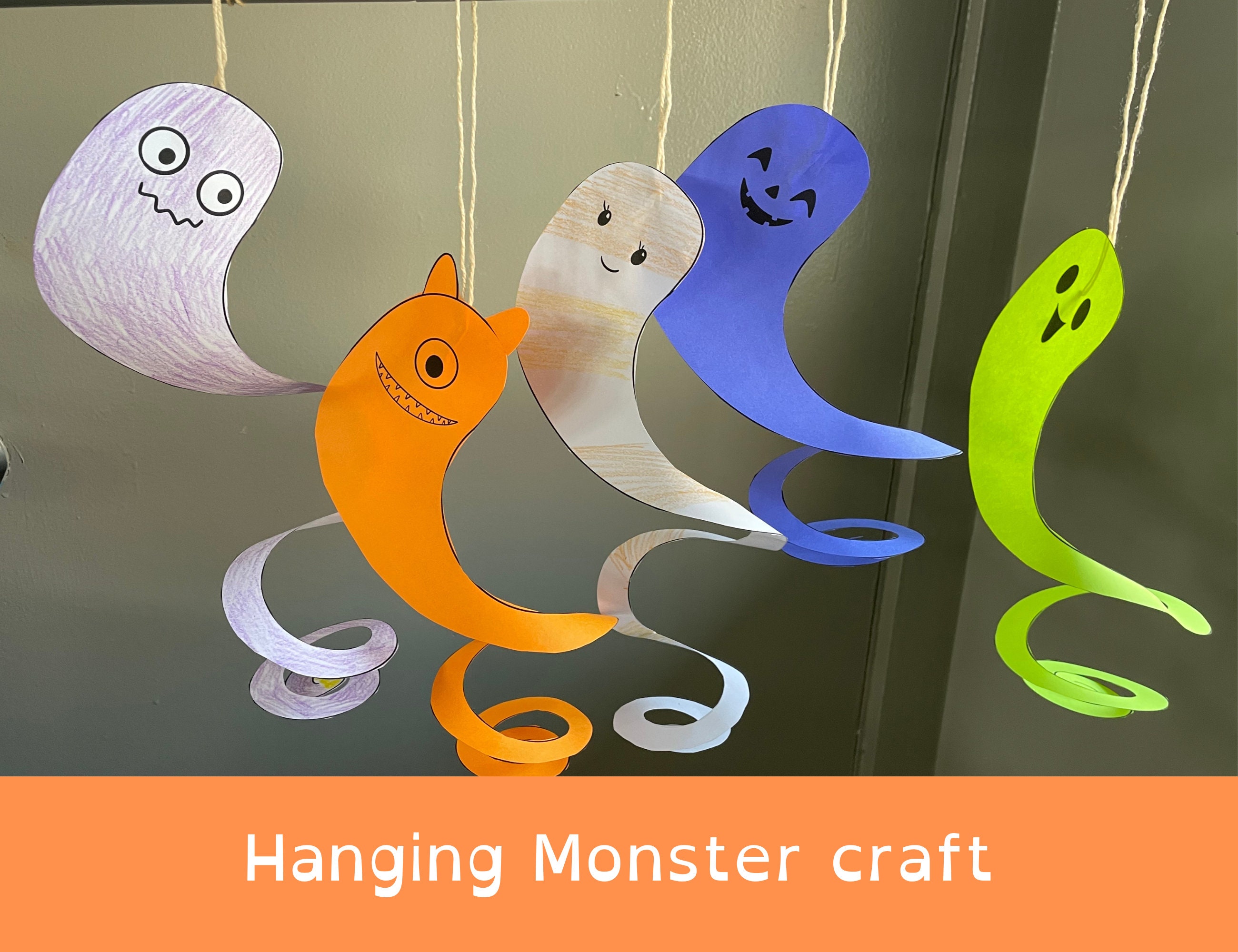 Halloween Kids Activity Bundle, Printable Craft Template - Etsy