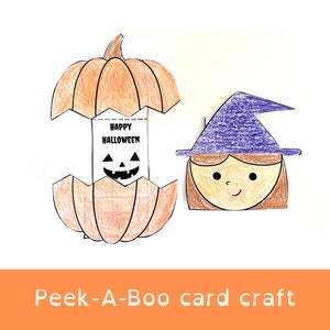 Halloween Kids Activity Bundle, Printable Craft Template - Etsy