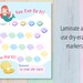 Printable Reward Chart for Kids, Mermaid Sticker Chart for Girls ...
