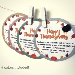 Thanksgiving Gift Tags With Bible Verse - Etsy