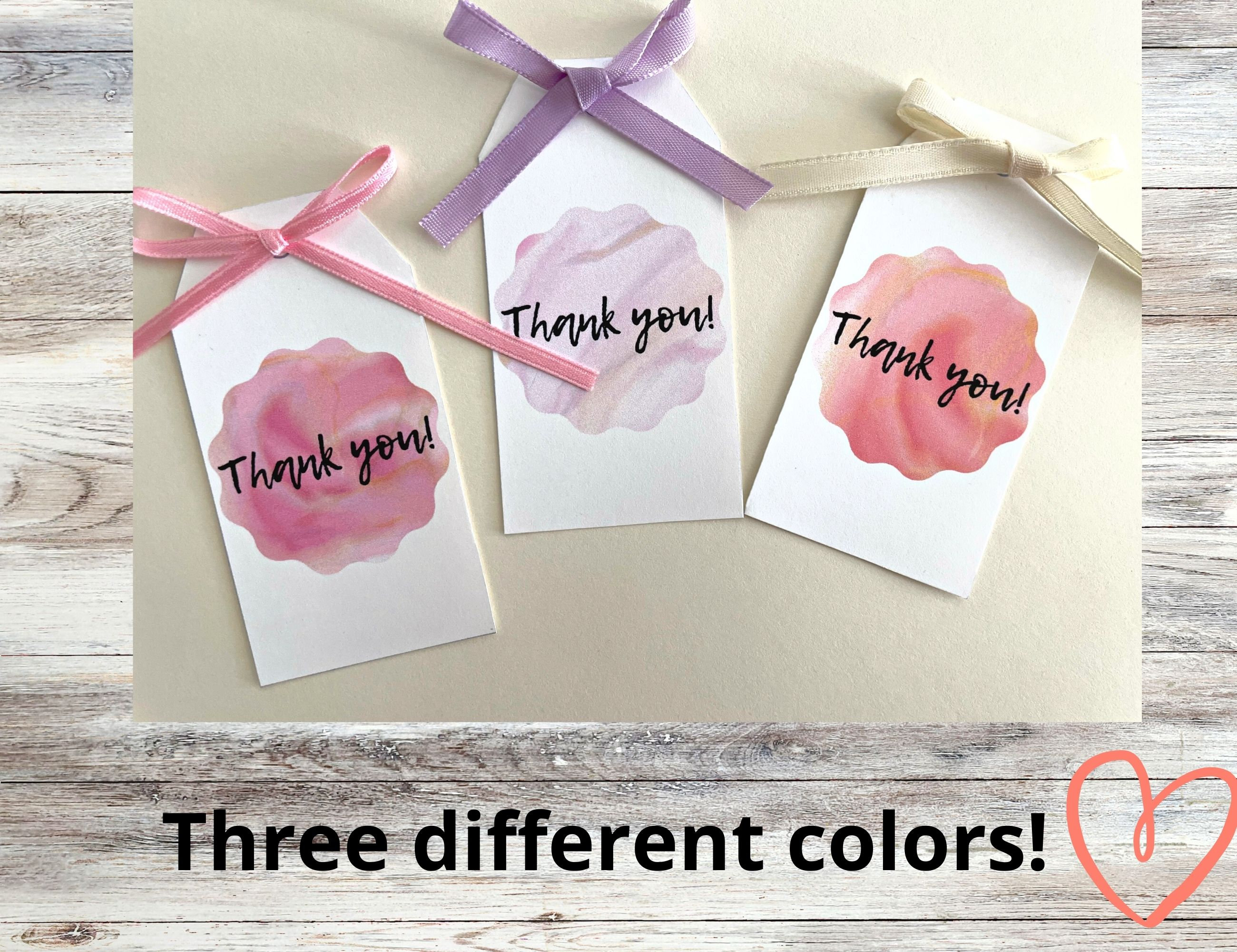 Thank You Gift Tags Printable, Goody Bags, Gifts, INSTANT DOWNLOAD - Etsy