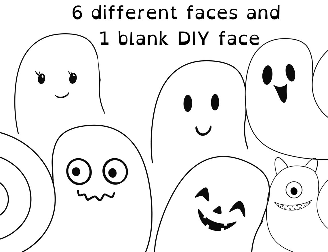 Halloween Kids Craft, Printable Hanging Monster Craft - Etsy
