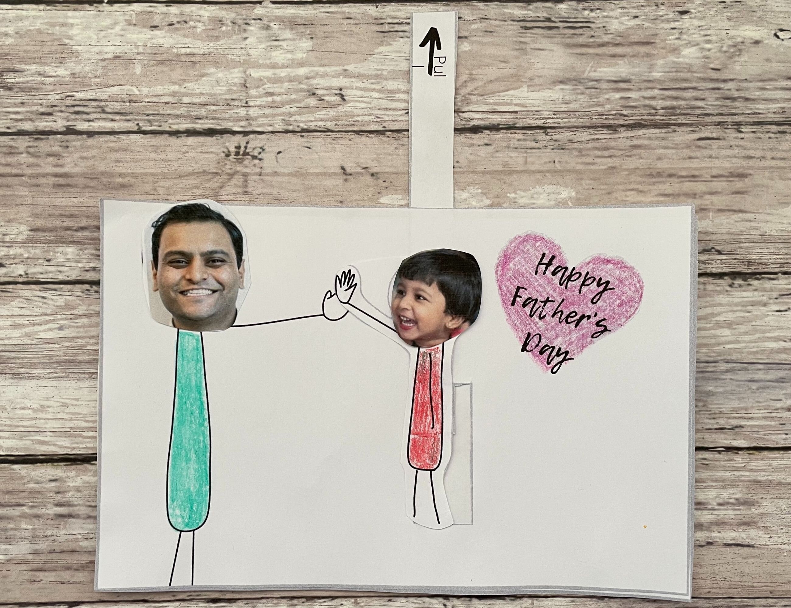 Father's Day Craft for Kids, Funny Fathers Day Card, DIY, Printable ...