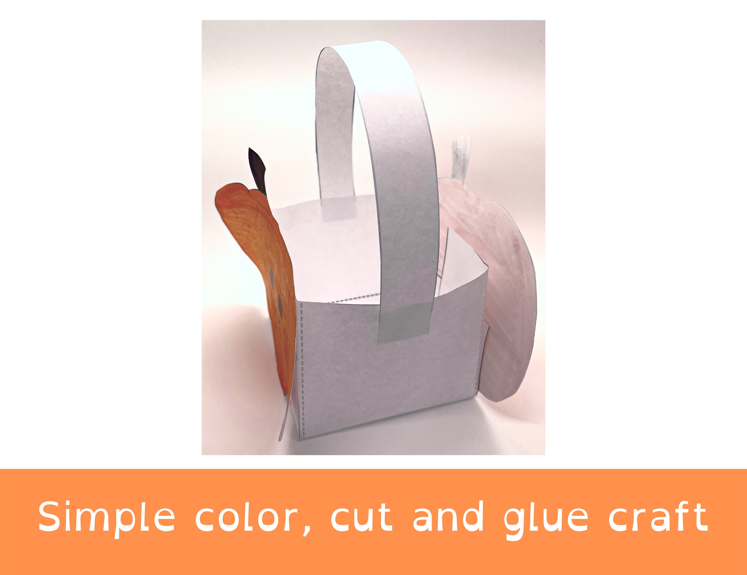 Halloween Bucket Craft for Kids, Printable Halloween Activity, DIY ...