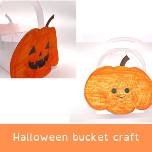 Halloween Kids Activity Bundle, Printable Craft Template - Etsy