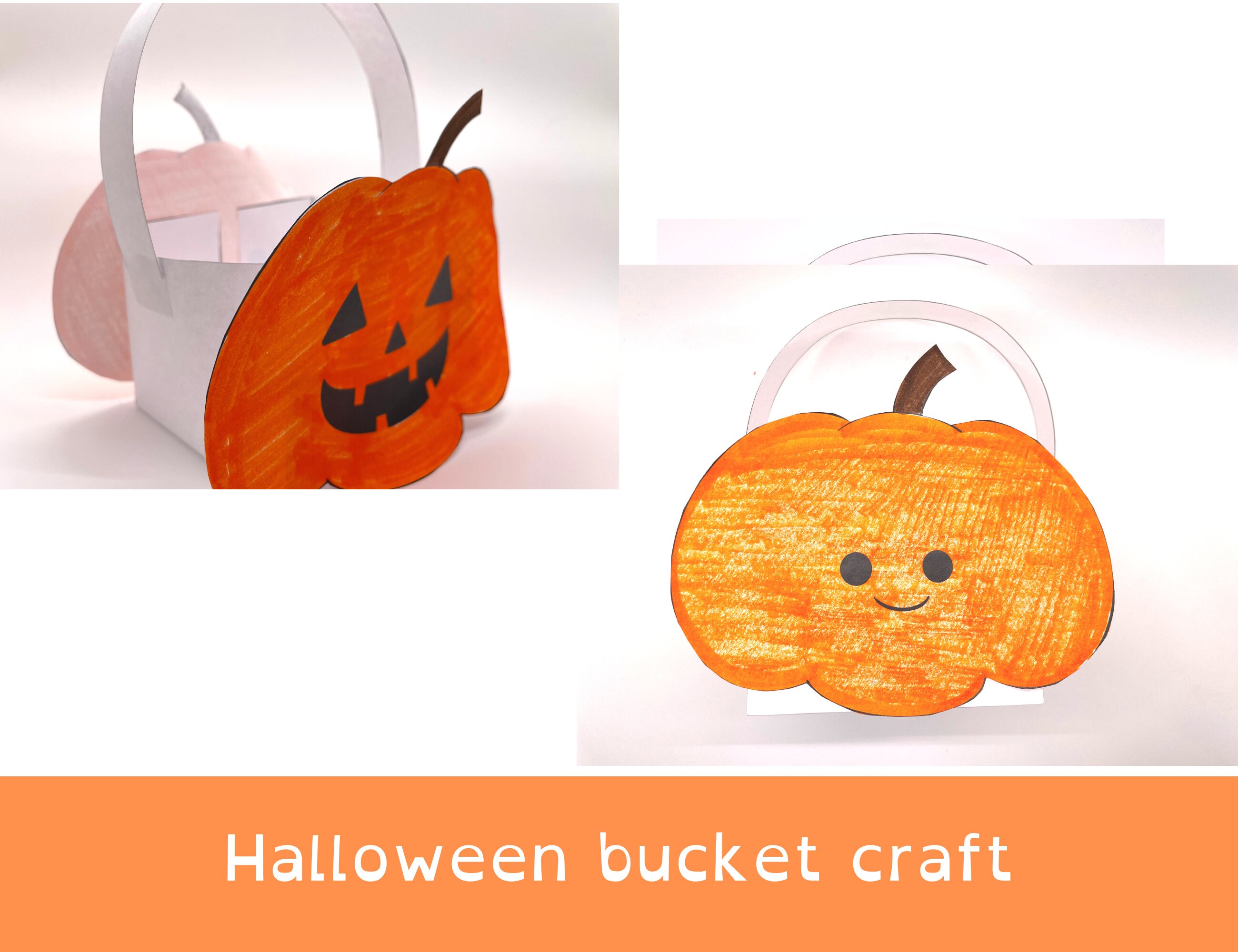 Halloween Kids Activity Bundle, Printable Craft Template - Etsy