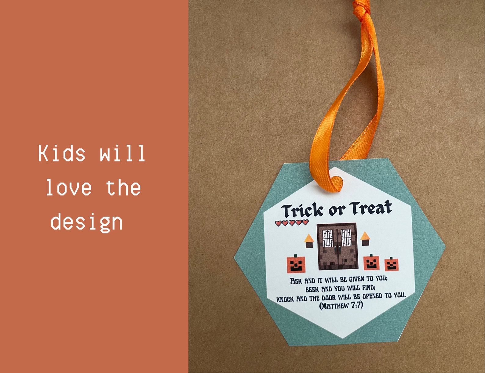 Halloween Gift Tag With Bible Verse for Treat Bags - Etsy