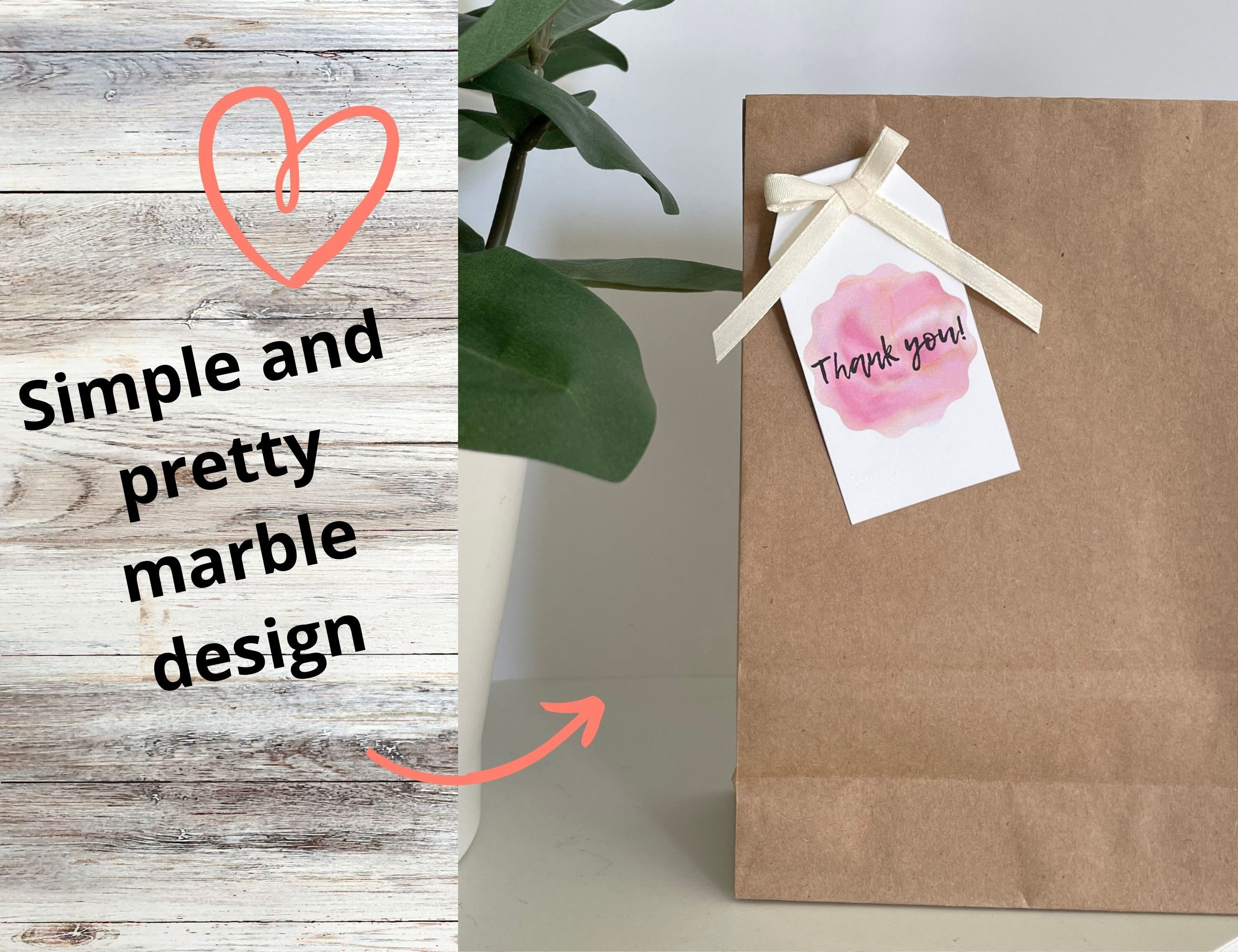 Thank You Gift Tags Printable, Goody Bags, Gifts, INSTANT DOWNLOAD - Etsy