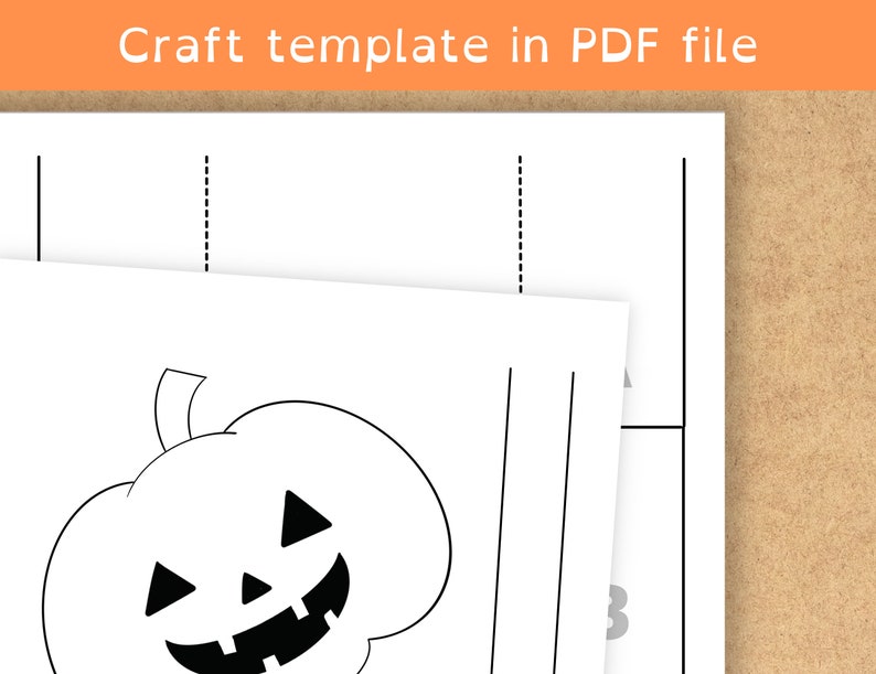 Halloween Bucket Craft for Kids, Printable Halloween Activity, DIY ...