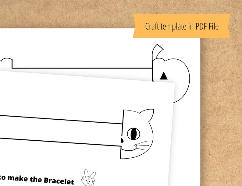 Halloween Printable Craft Indoor Activity for Kids Trick or - Etsy