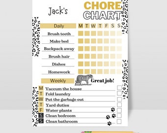 Cheetah Print Chart - Etsy