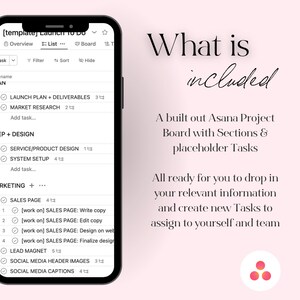Launch to Do Asana Project Board Template - Etsy