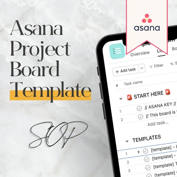 Asana Template Audit Etsy