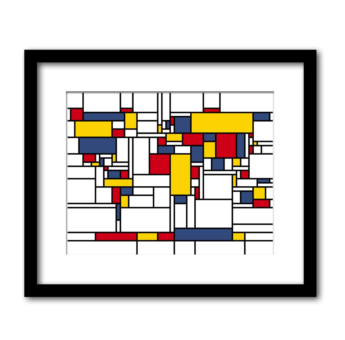 The World Piet Mondrian Wall Art | Etsy