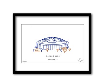 Astrodome Art - Etsy