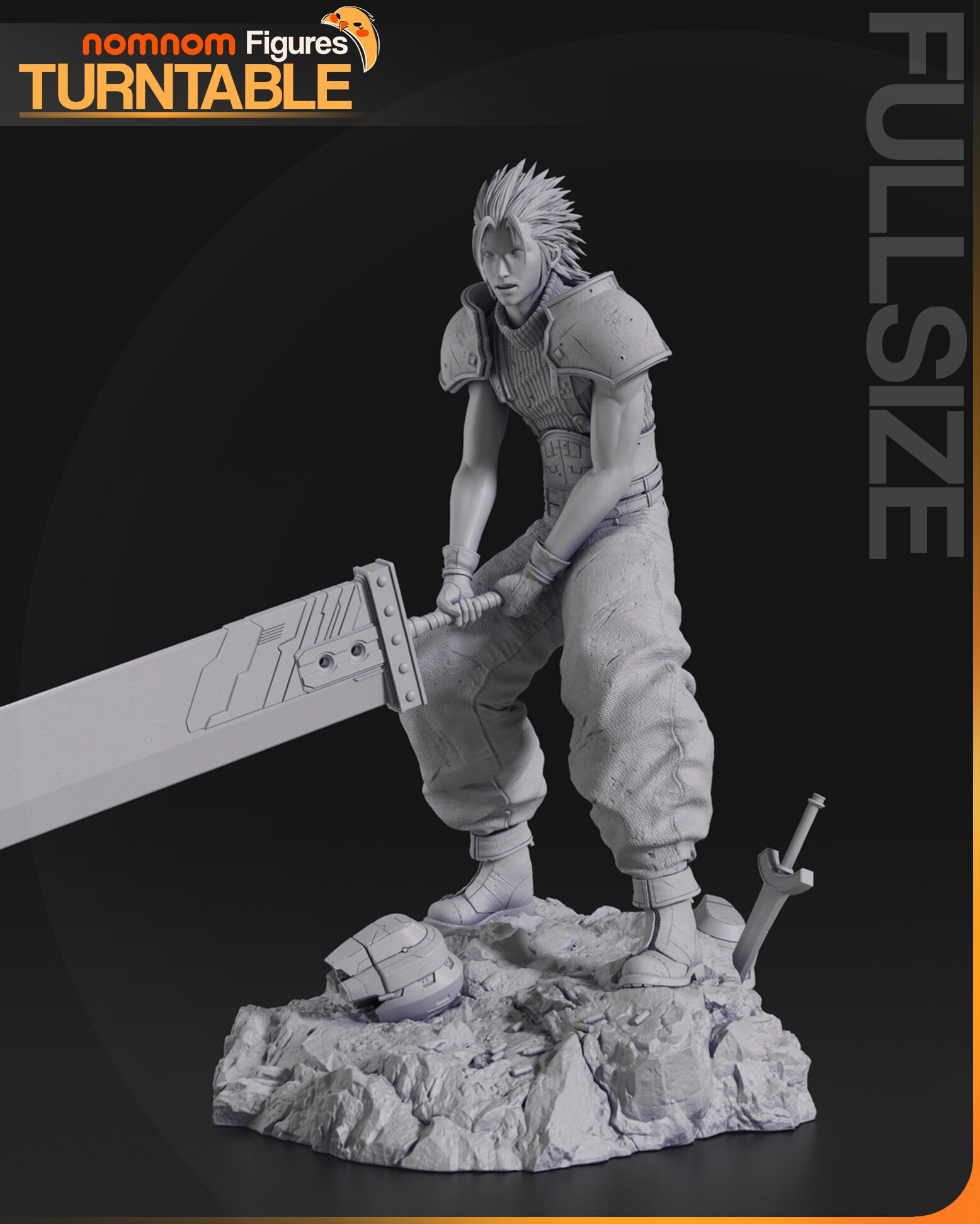 Zack Fair Final Fantasy VII Tabletop Miniatures for Gaming or Painting ...