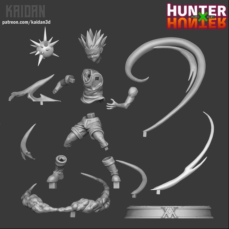 Gon Freecss - Tabletop Miniatures for Gaming or Painting, by Kaidan3d ...