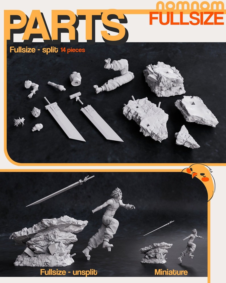 Cloud - Tabletop Miniatures for Gaming or Painting, by Nom-nom Figures ...