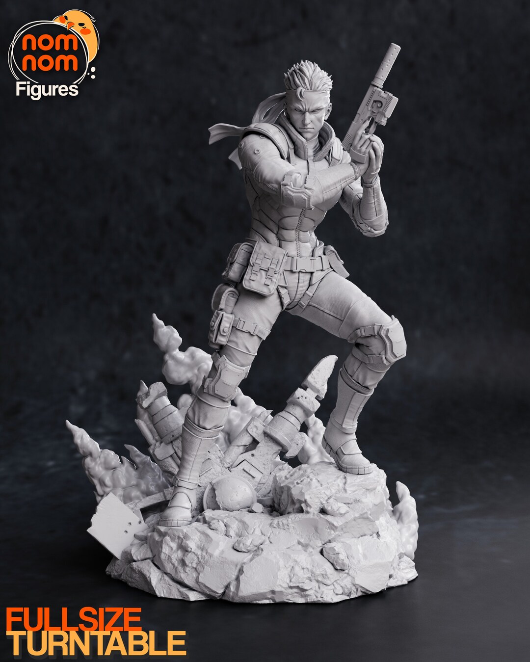 Solid Snake - Metal Gear Solid - Tabletop Miniatures for Gaming or ...