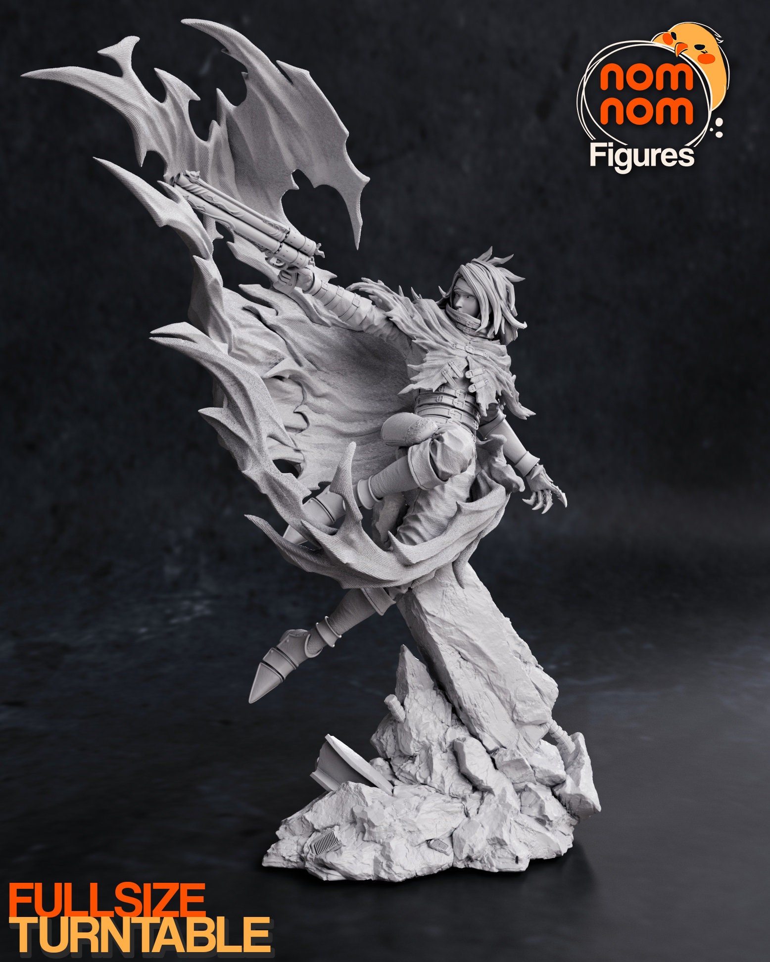 Vincent Valentine Final Fantasy VII - Tabletop Miniatures for Gaming or ...