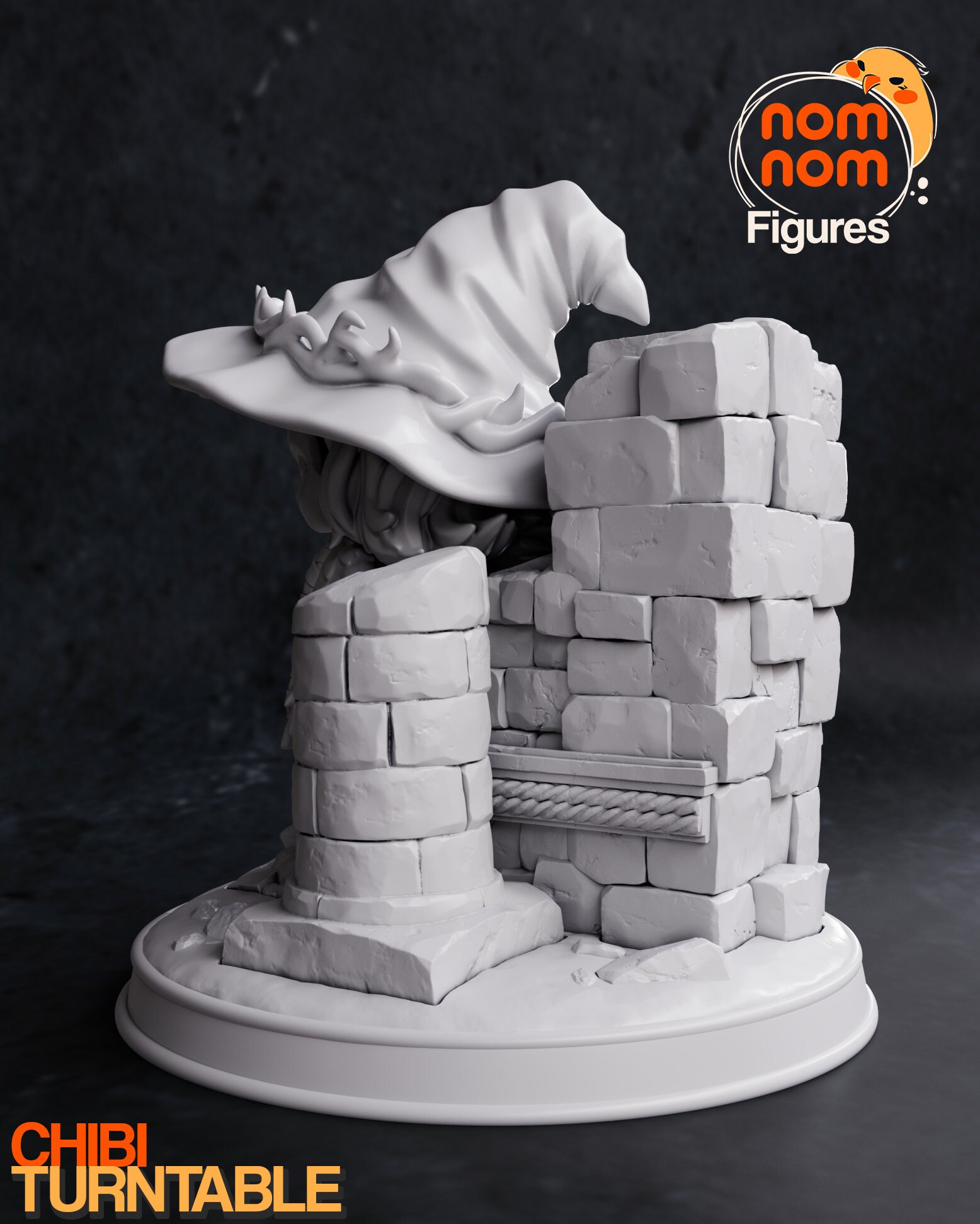 Chibi Ranni Tabletop Miniatures for Gaming or Painting, by Nom-nom ...