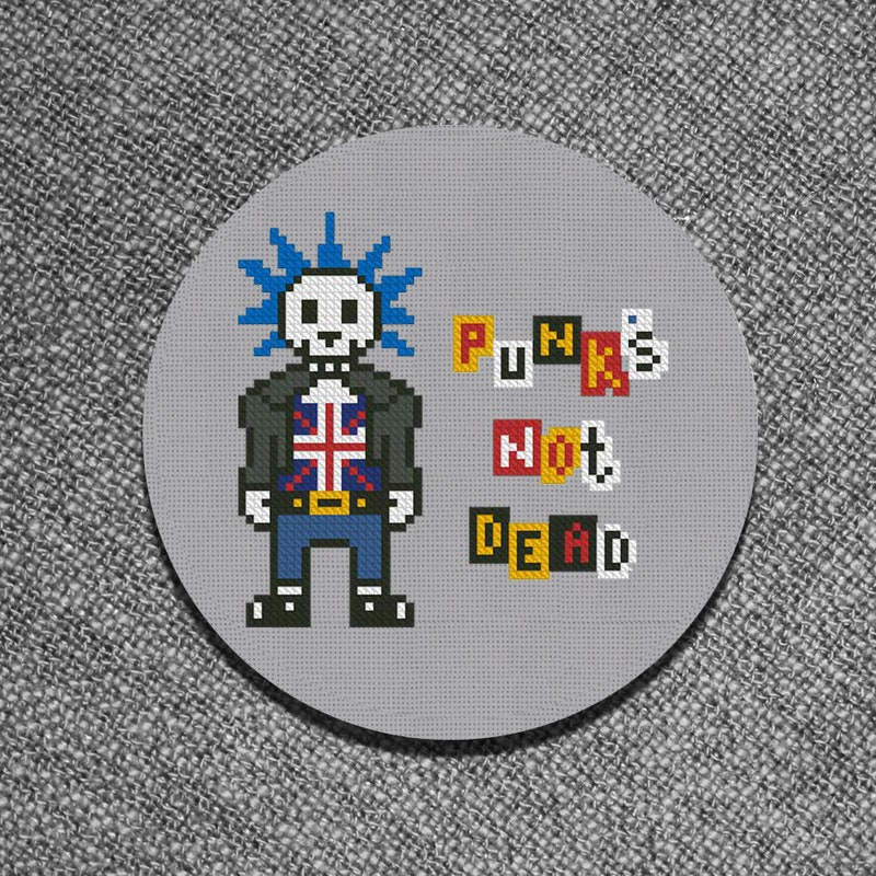 Punk Cross Stitch - Etsy Australia