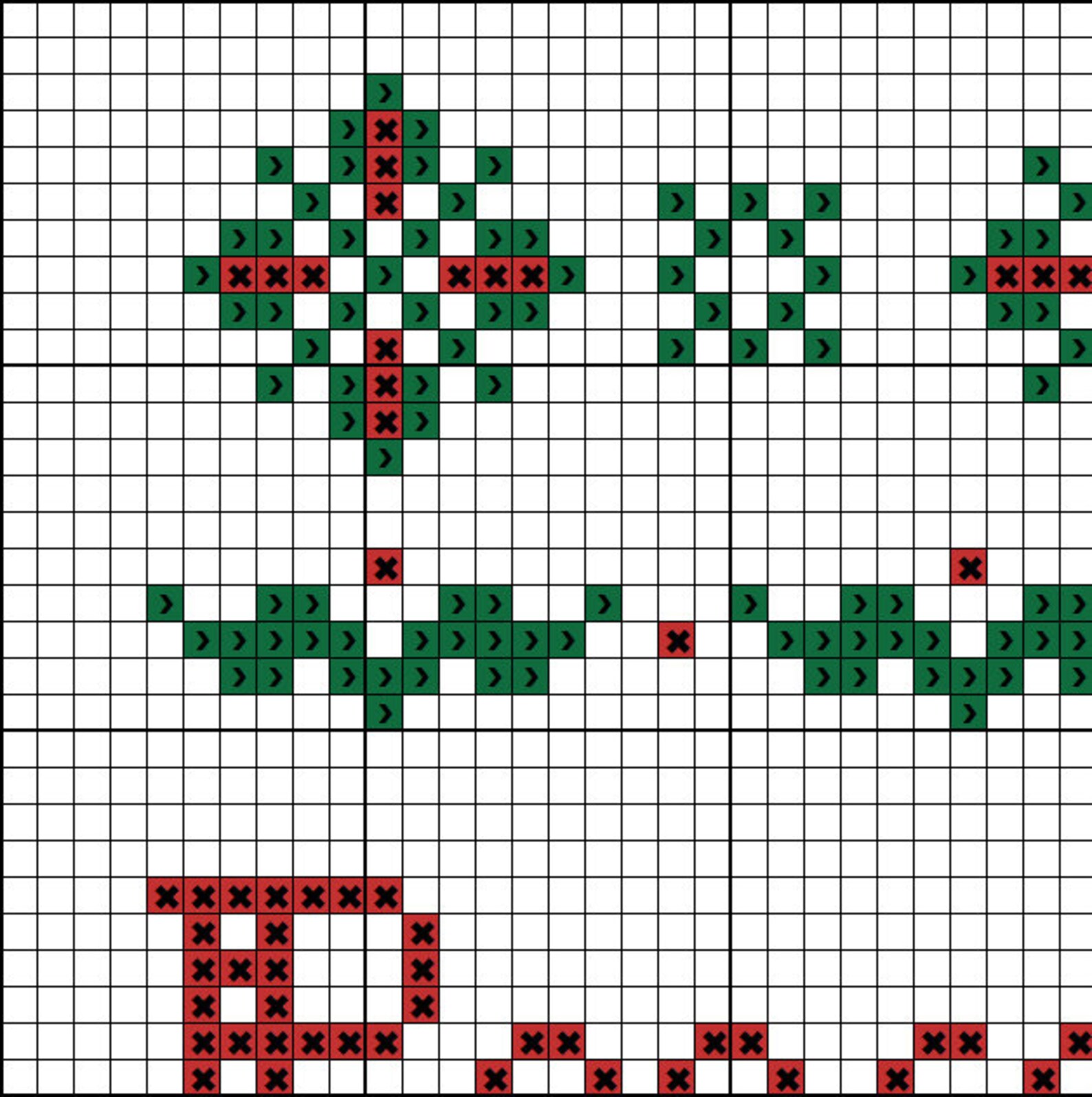 Cross Stitch Pattern Peace on Earth Instant Download PDF Counted Chart ...
