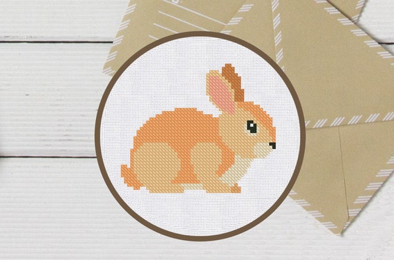 Cross Stitch Pattern Bunny Rabbit Instant Download PDF Counted - Etsy