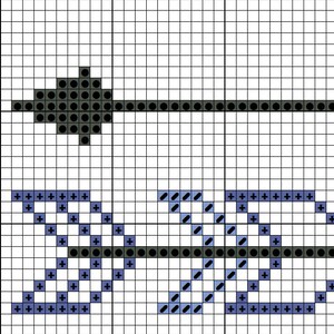 Arrows Cross Stitch Pattern Instant Download PDF Counted Chart Modern ...