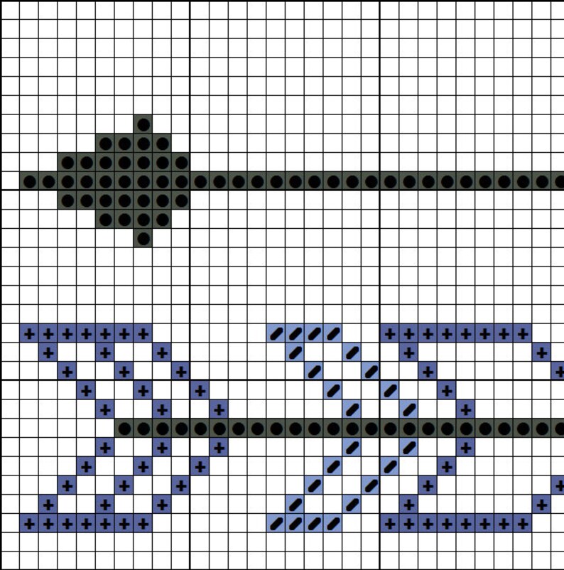 Arrows Cross Stitch Pattern Instant Download PDF Counted Chart Modern Embroidery - Etsy