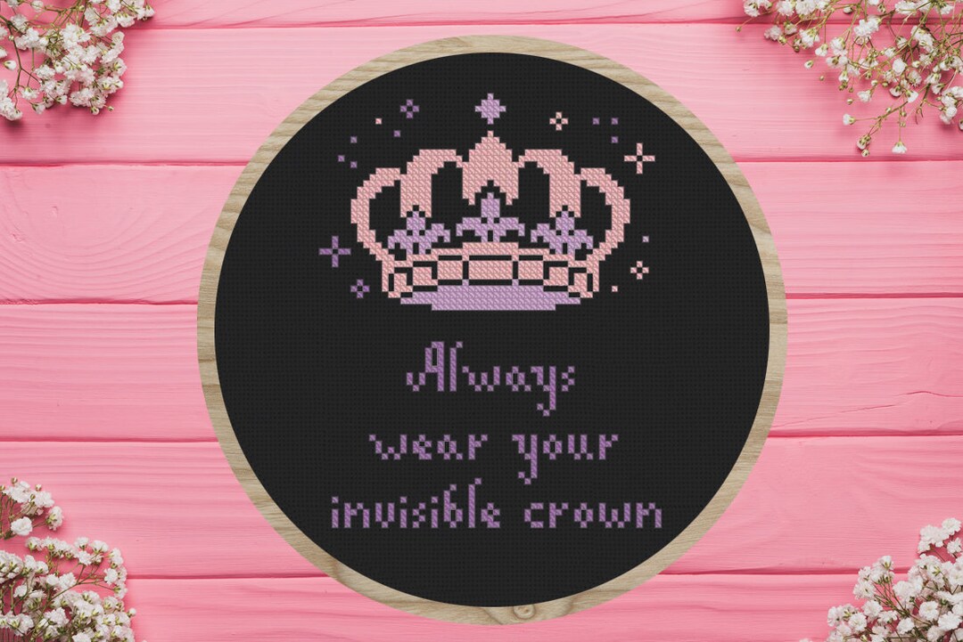 Cross Stitch Pattern Crown Instant Download Counted Chart PDF - Etsy