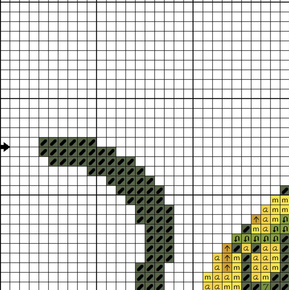 Cross Stitch Pattern Pantera Silhouette Instant Download PDF Counted ...