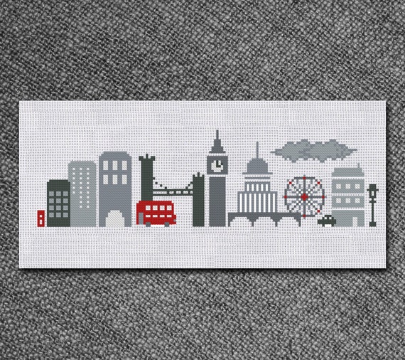 Cross Stitch Pattern London Instant Download PDF Counted Chart - Etsy