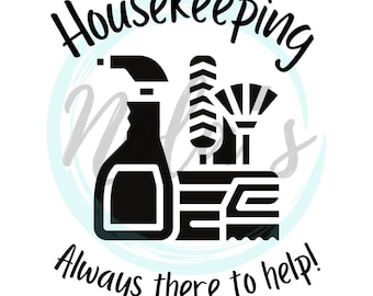 Housekeeping SVG - Etsy
