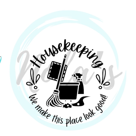Housekeeping SVG - Etsy