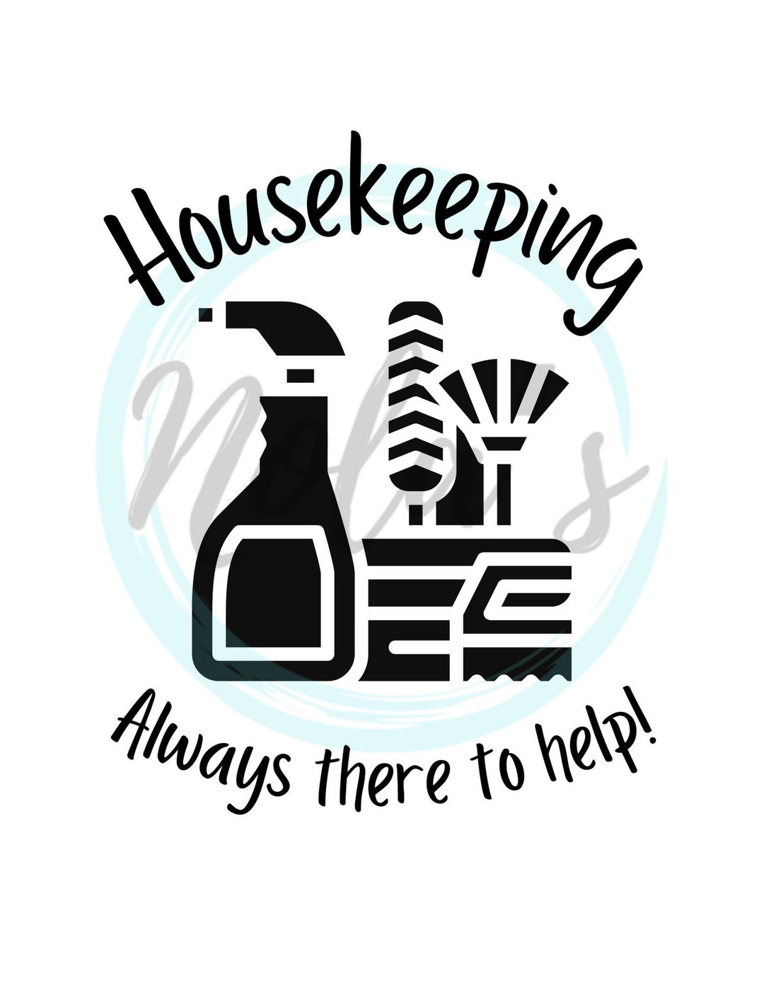 Housekeeping SVG - Etsy
